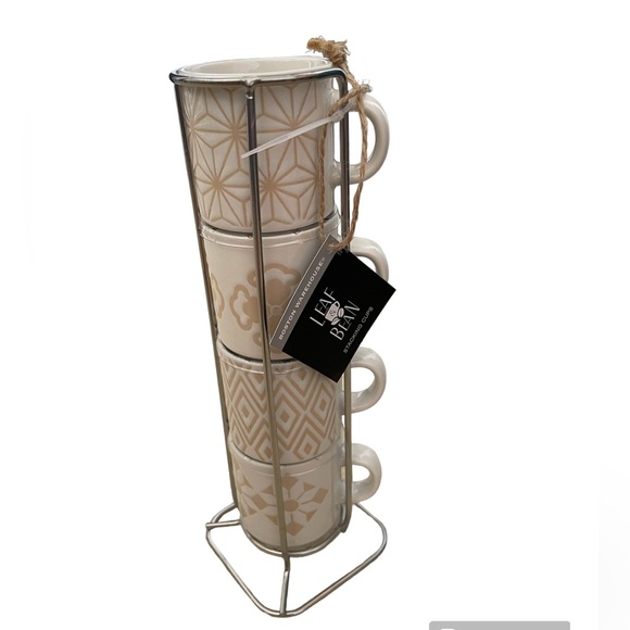 Boston Warehouse | Dining | Boston Warehouse Stacked Mugs With Stand ...